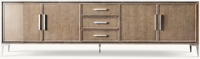 Benoit 4-Door Media Console With Drawers | RH