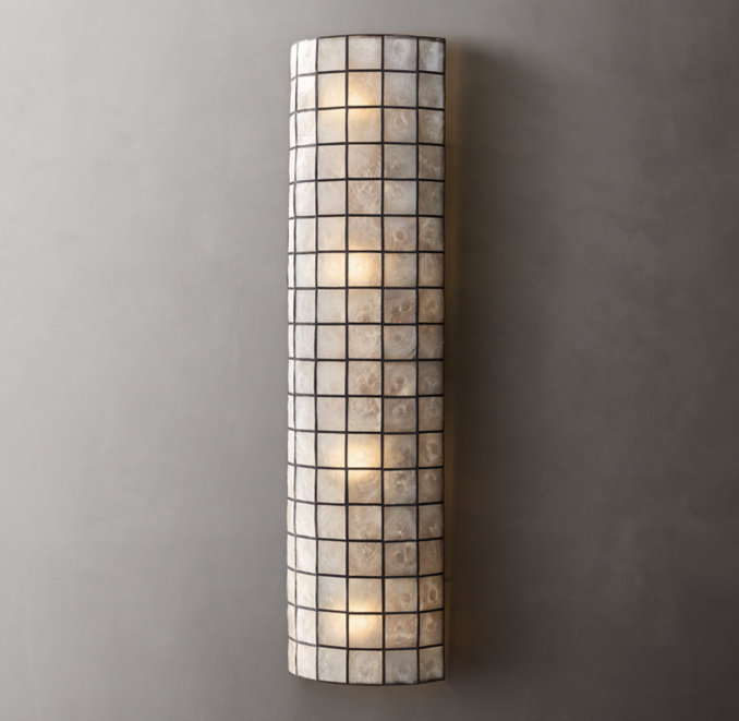 Capiz Shell Grand Sconce
