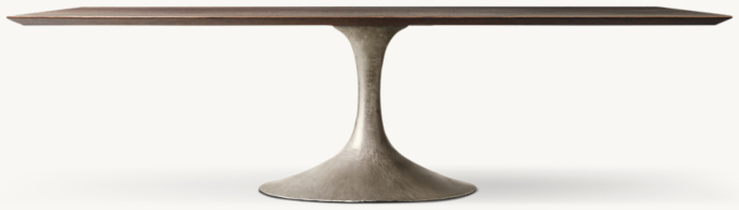 Aero Wood Oval Dining Table RH