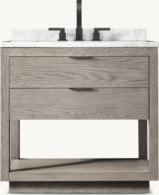 Larsen Oak Single Washstand | RH