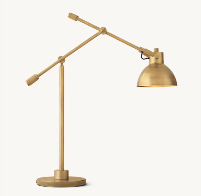 Machinist Task Table Lamp | RH