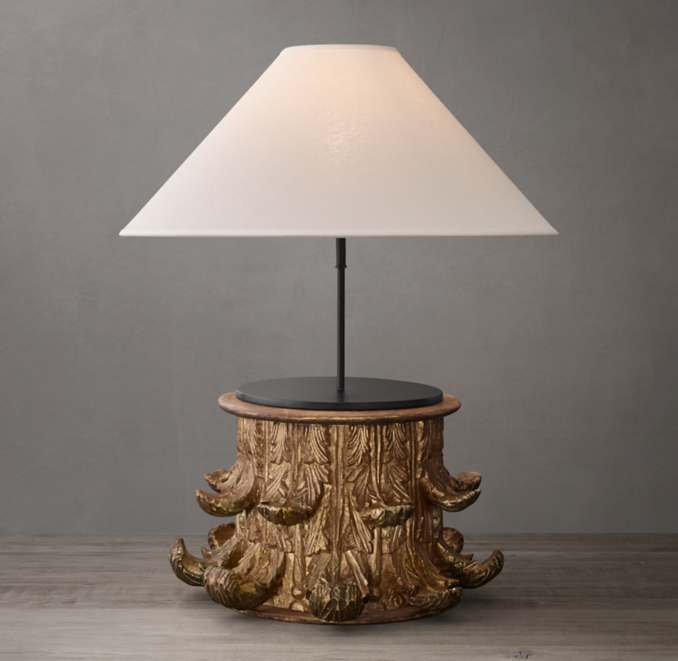 Acanthus Scroll Table Lamp
