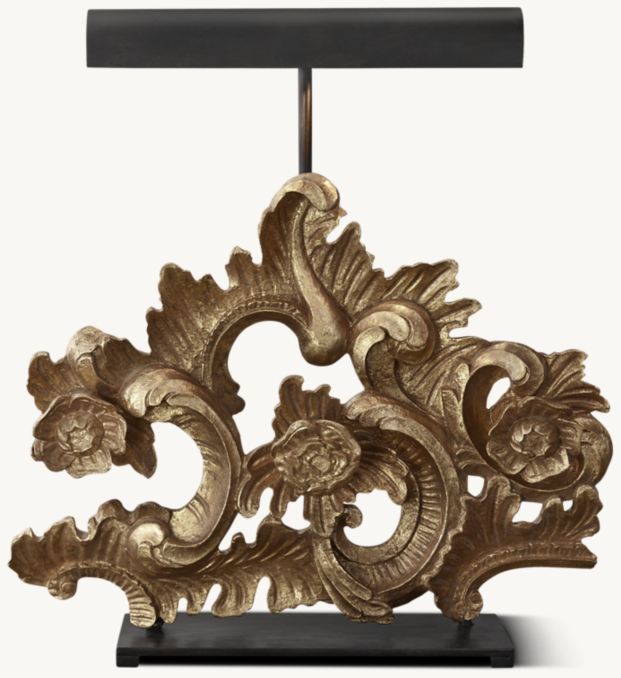 Acanthus Scroll Task Table Lamp | RH
