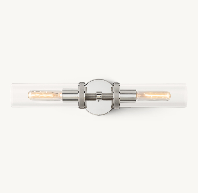 Lambeth Knurled Linear Sconce | RH