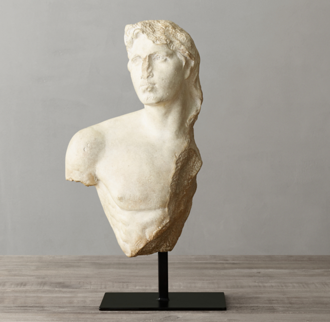 Roman Bust Sculpture Fragment