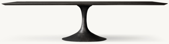 Aero Wood Rectangular Dining Table | RH