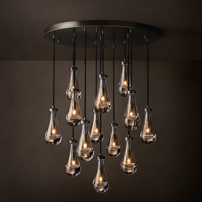 Rain Round Chandelier 36" | RH