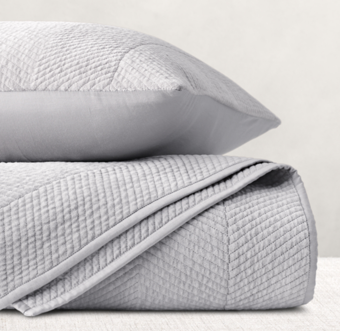 Velvet Chevron Stitch Coverlet