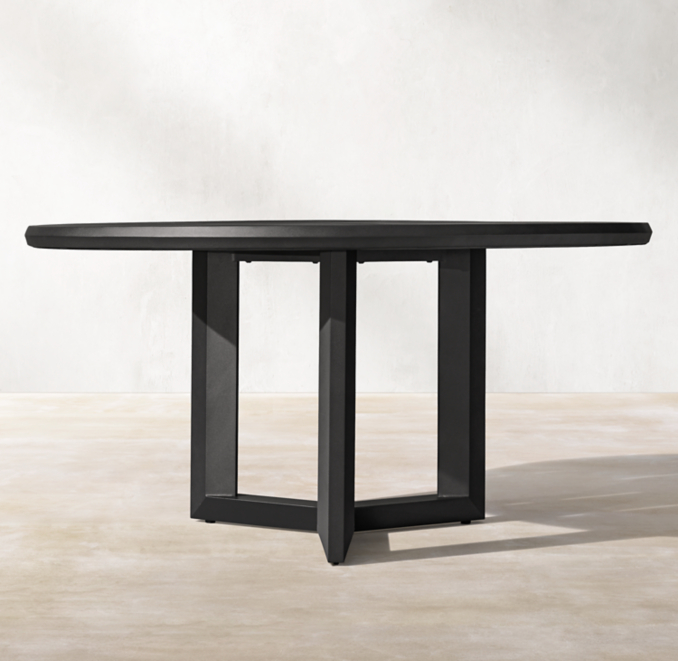 Paloma Aluminum Round Dining Table