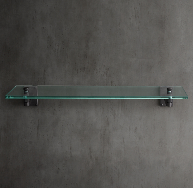 Lambeth Knurled Glass Shelf