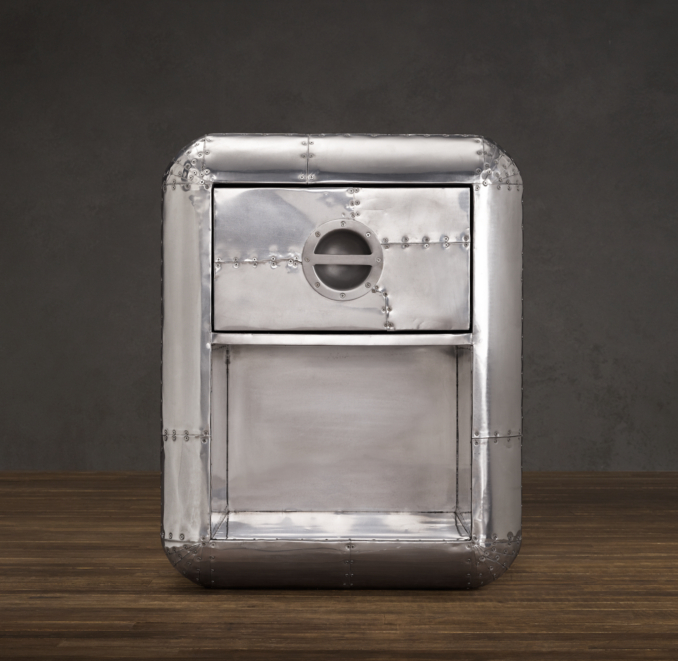 21" Blackhawk Side Table with Drawer (Set of 2) | RH