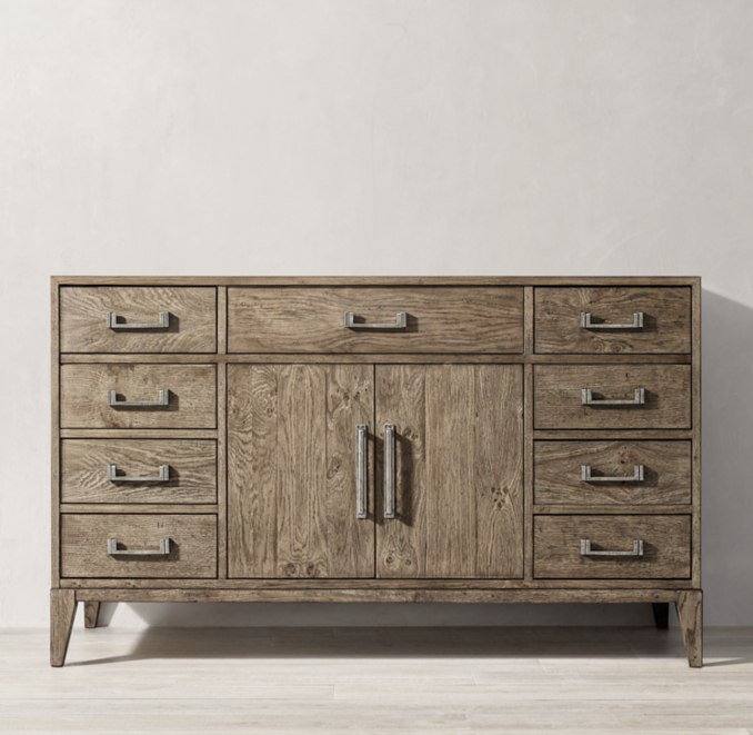 Cayden Campaign Single Extra-Wide Vanity Base