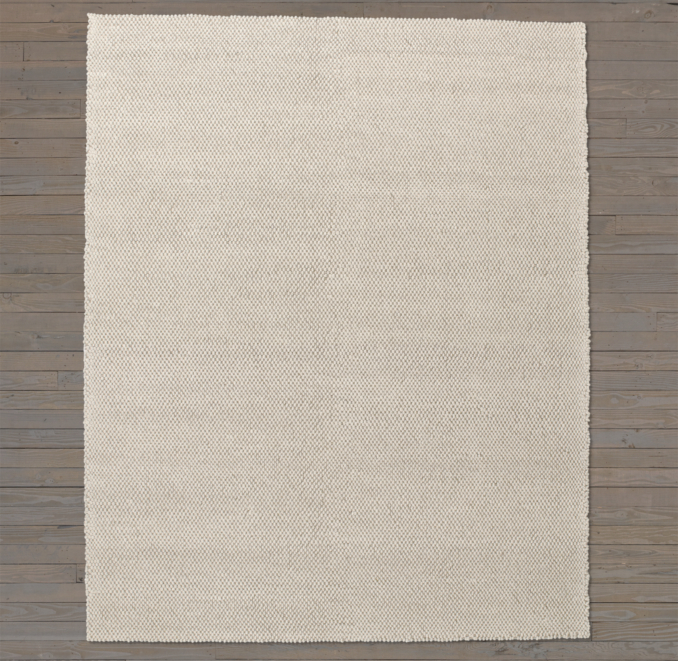 Textura Loop Wool Rug Swatch - Oatmeal