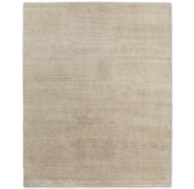 Luxe Heathered Wool Rug - Camel