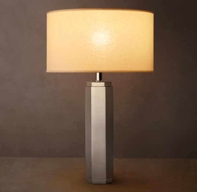 Hexagonal Column Table Lamp | RH