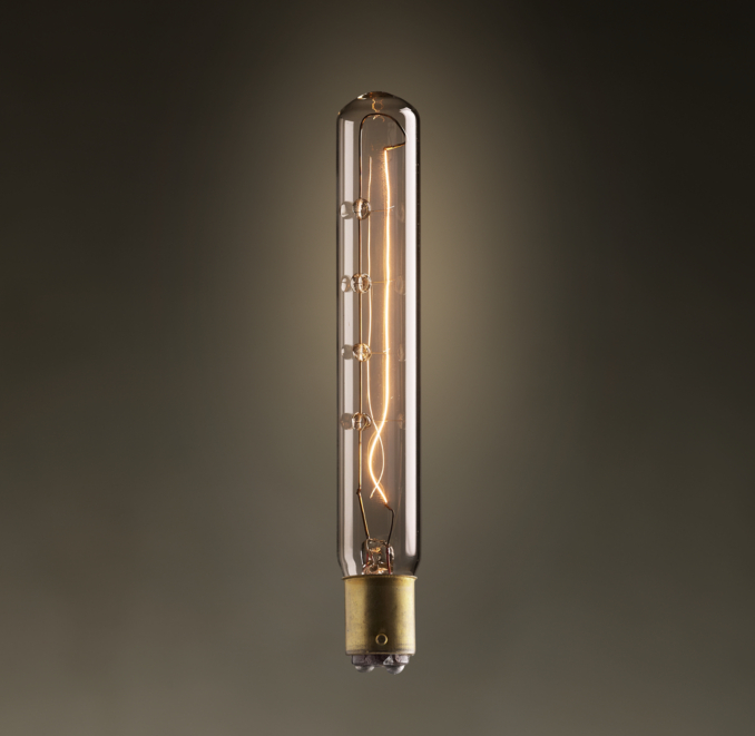 T6.5 5" Tube DC-Base Incandescent Bulb