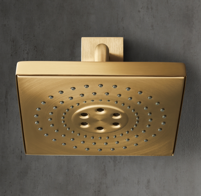 Universal Square MultiFunction Showerhead