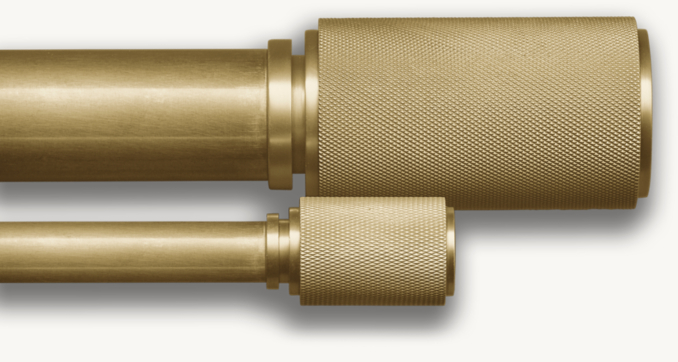 Lambeth Knurled Cylinder Finials (Set of 2)