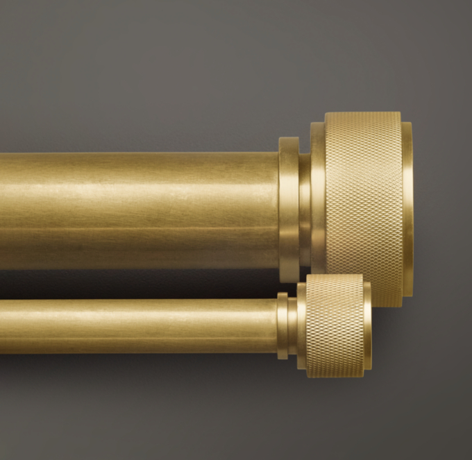 Lambeth Knurled Knob Finials (Set of 2)