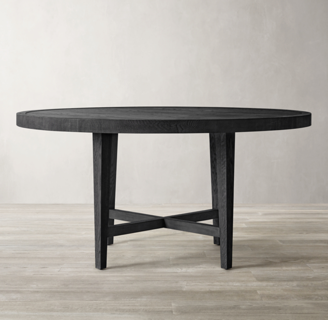 French Contemporary Round Dining Table
