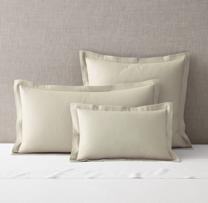 Italian Tuxedo Luxe Matelassé Sham