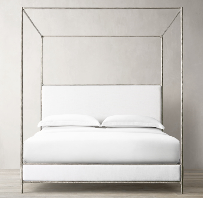 Thaddeus Fabric Panel Canopy Bed