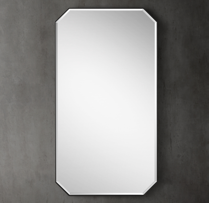 Lambeth Hexagonal Rectangular Wall Mirror