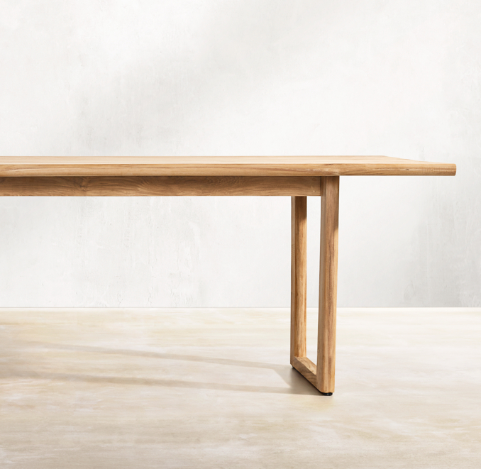 Mesa Teak Rectangular Dining Table