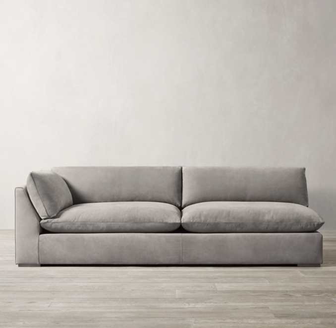 Costera Leather Left-Arm Sofa