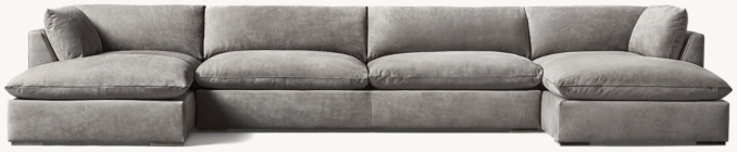 Costera Leather U-Chaise Sectional | RH