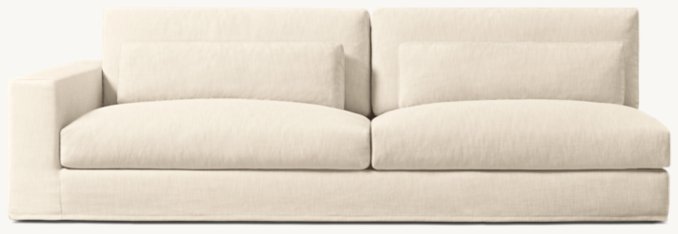 Lugano Slipcovered Left-Arm Sofa