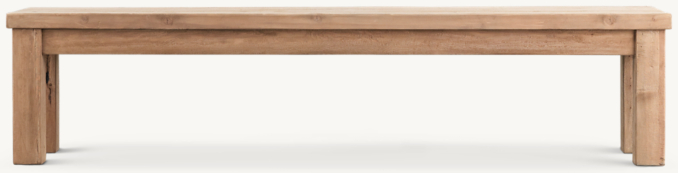 Salvaged Wood Bench | RH