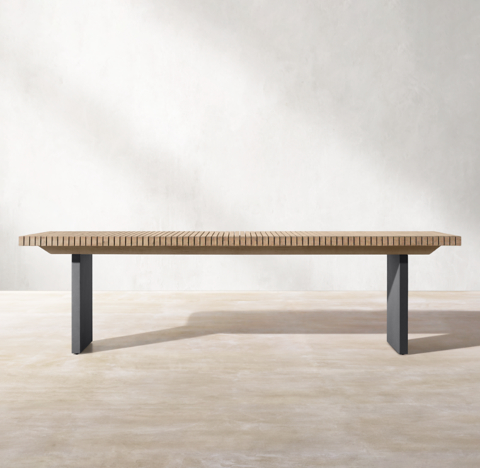 Caicos Teak Rectangular Dining Table