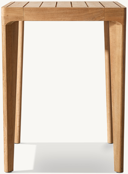 Malta Teak 32" Bar Table | RH