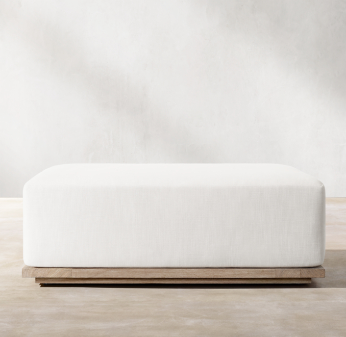 Bahia Teak Ottoman