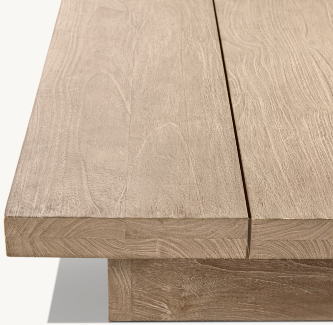 Menorca Teak Rectangular Coffee Table