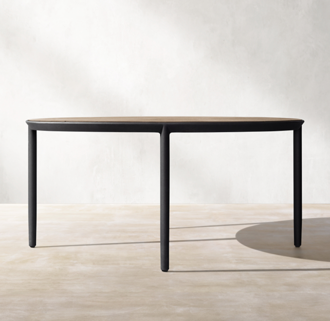 Marino Aluminum Round Dining Table