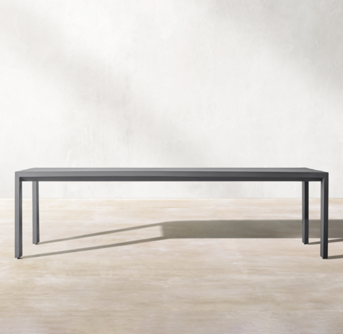 Rhodes Aluminum Rectangular Dining Table
