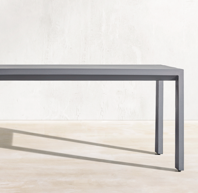 Rhodes Aluminum Rectangular Dining Table