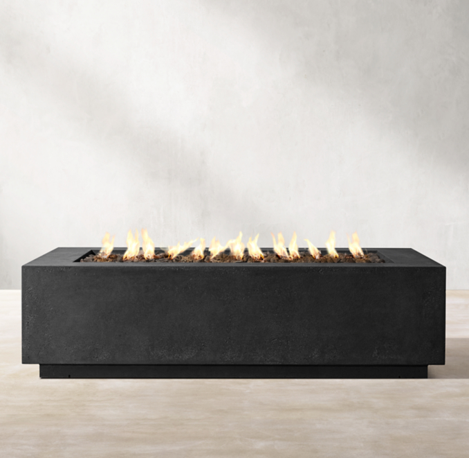 Salento Rectangular Fire Table