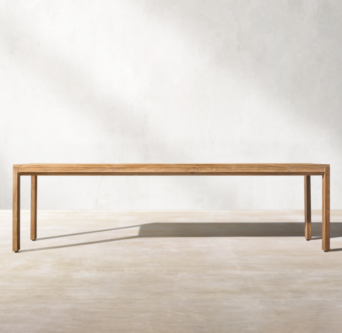 Rhodes Teak Rectangular Dining Table