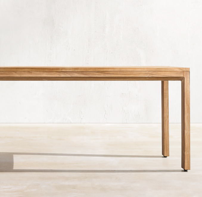 Rhodes Teak Rectangular Dining Table