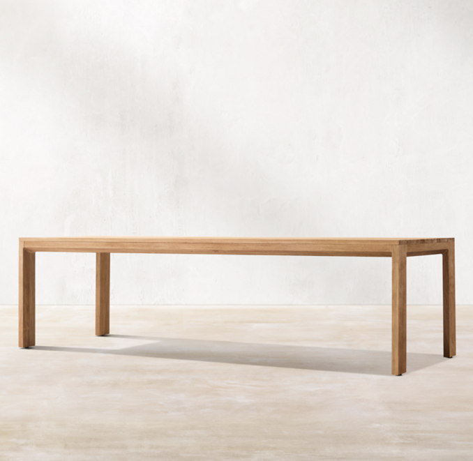 Rhodes Teak Rectangular Dining Table