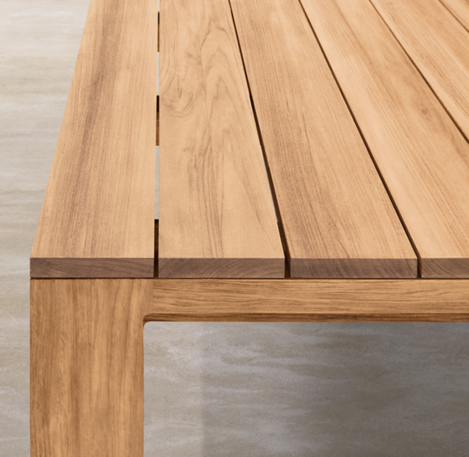 Rhodes Teak Rectangular Dining Table