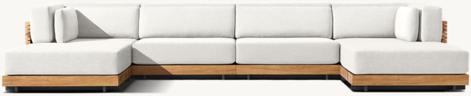 Caicos Teak Modular Sectional | RH