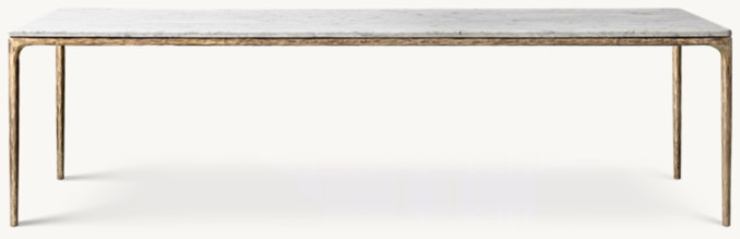 Thaddeus Marble Dining Table Collection | RH