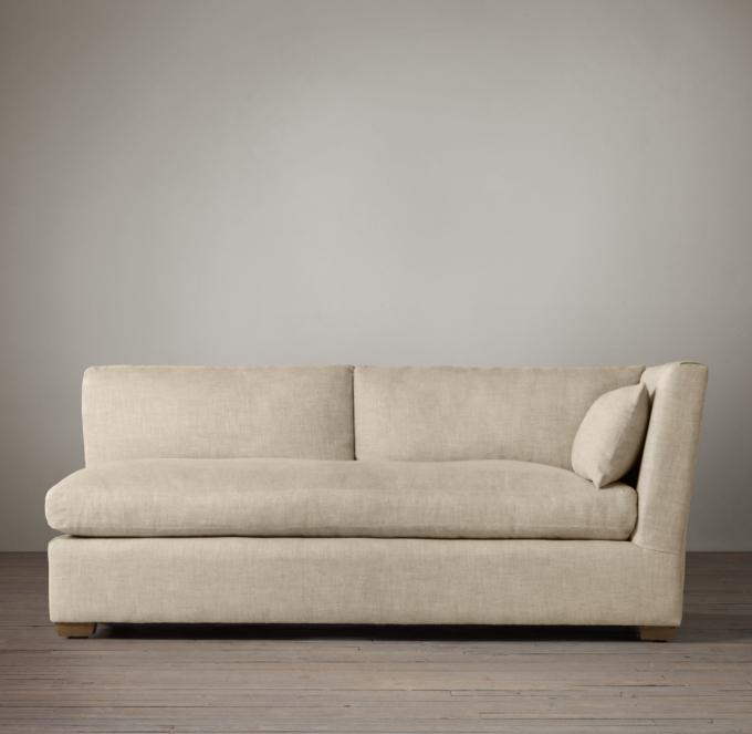 Belgian Shelter Arm Upholstered Right Arm Sofa RH