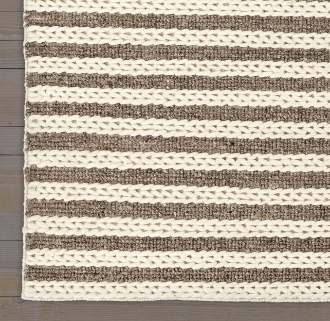 Braided Stripe Rug Swatch