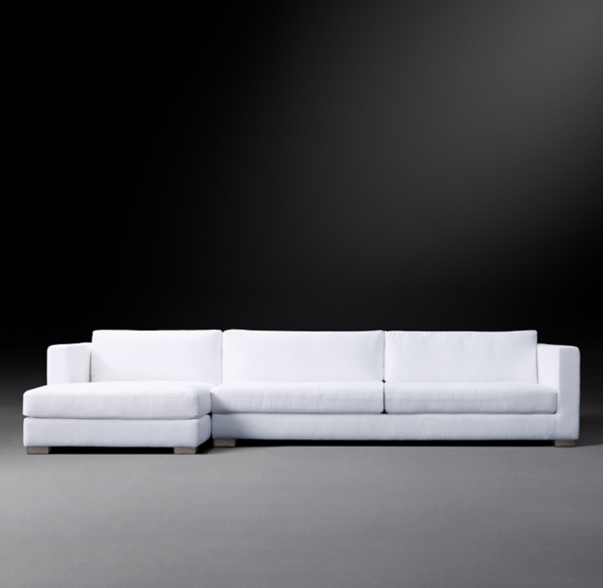 Modena Shelter Arm Left-Arm Sofa-Chaise Sectional