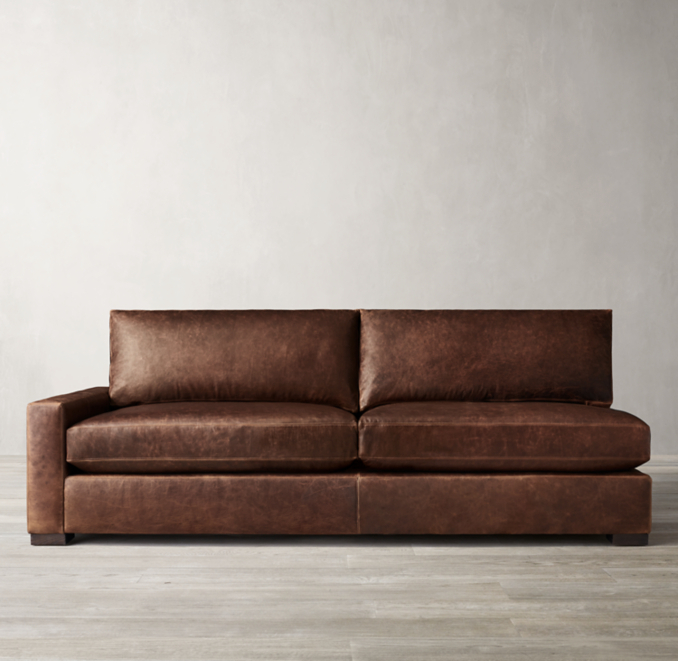 Maxwell Leather Left-Arm Sofa